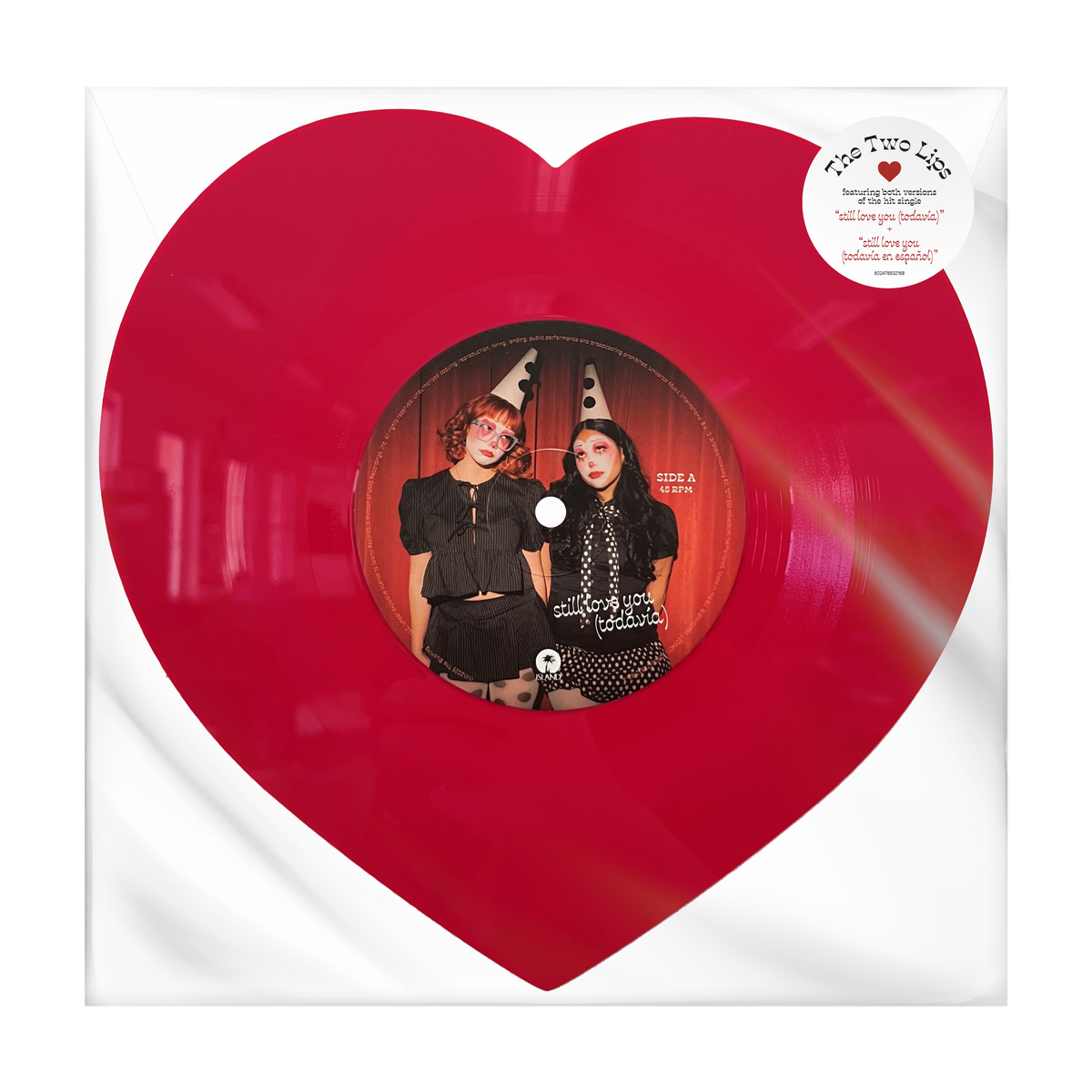 still love you (todavía) die cut lp ⚘ The Two Lips Official Store